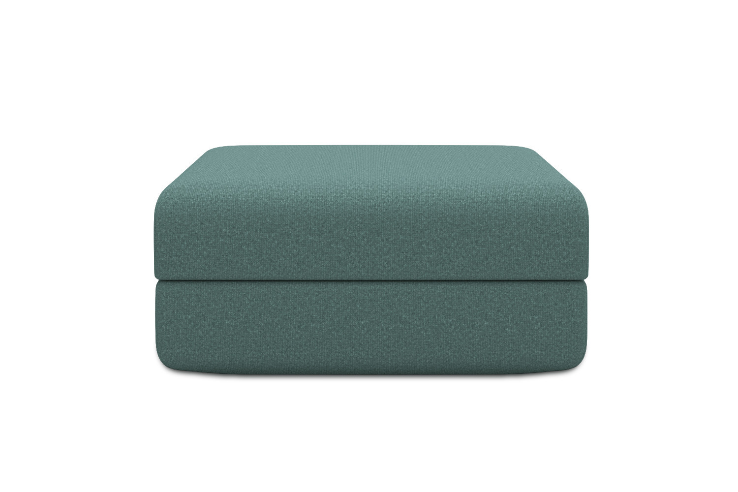 Pouf convertible et modulable - Tissu lisse Vert